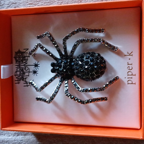 Piper K | Jewelry | Piper K Spider Brooch | Poshmark
